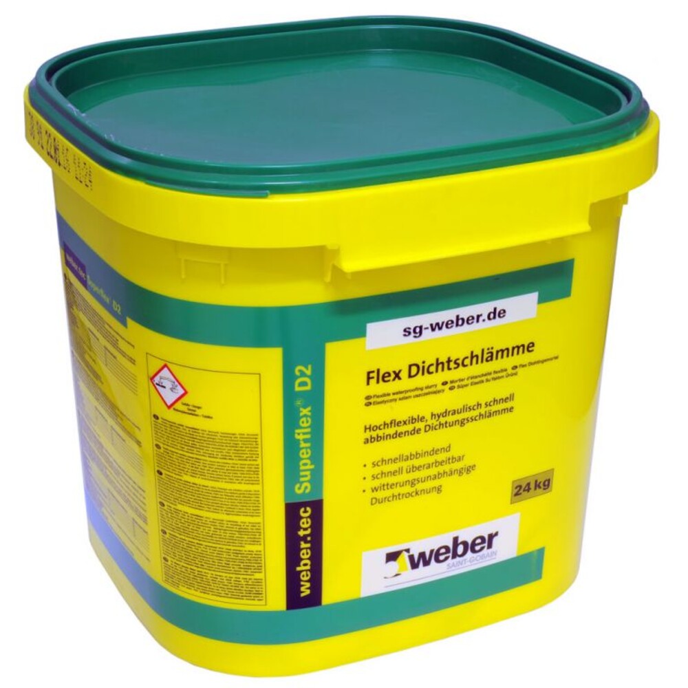 weber.tec Superflex D2 - hidroizolācijas mastika | Weber